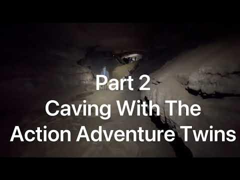 Part 2 | Caving With The Action Adventure Twins - YouTube