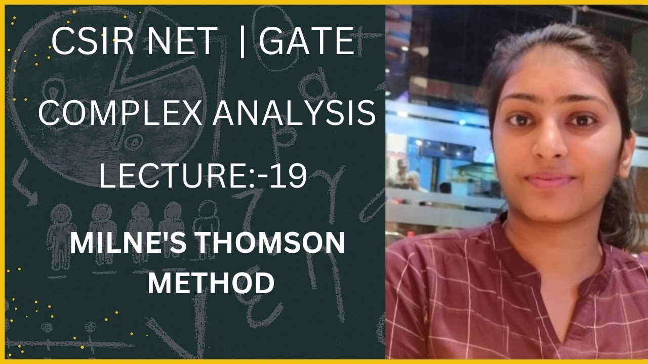 Complex analysis:-19 // milne's Thomson method // - YouTube