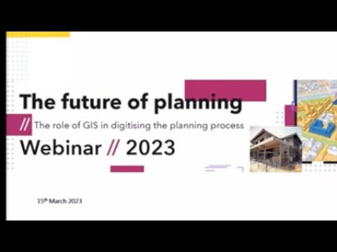 The Future of Planning : The Role of GIS in Digitising the Planning ...