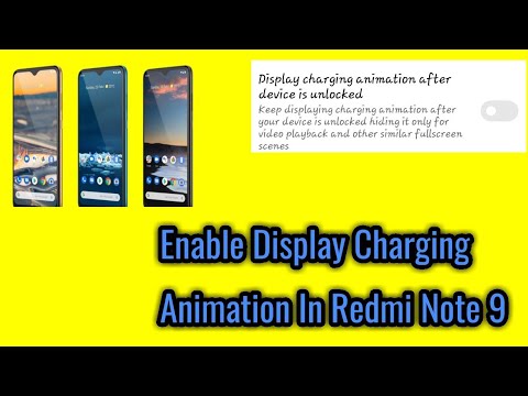 How to enable display chagring animation after device is unlocked in ...