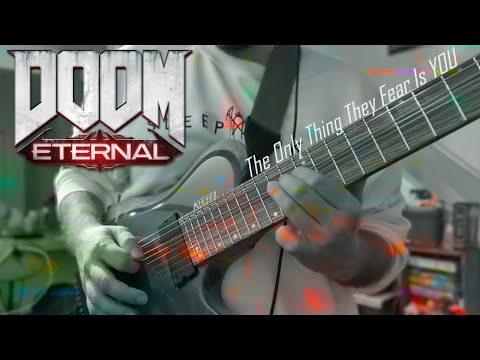 DOOM ETERNAL | 8 String Guitar Cover | The Only Thing They Fear Is YOU ...