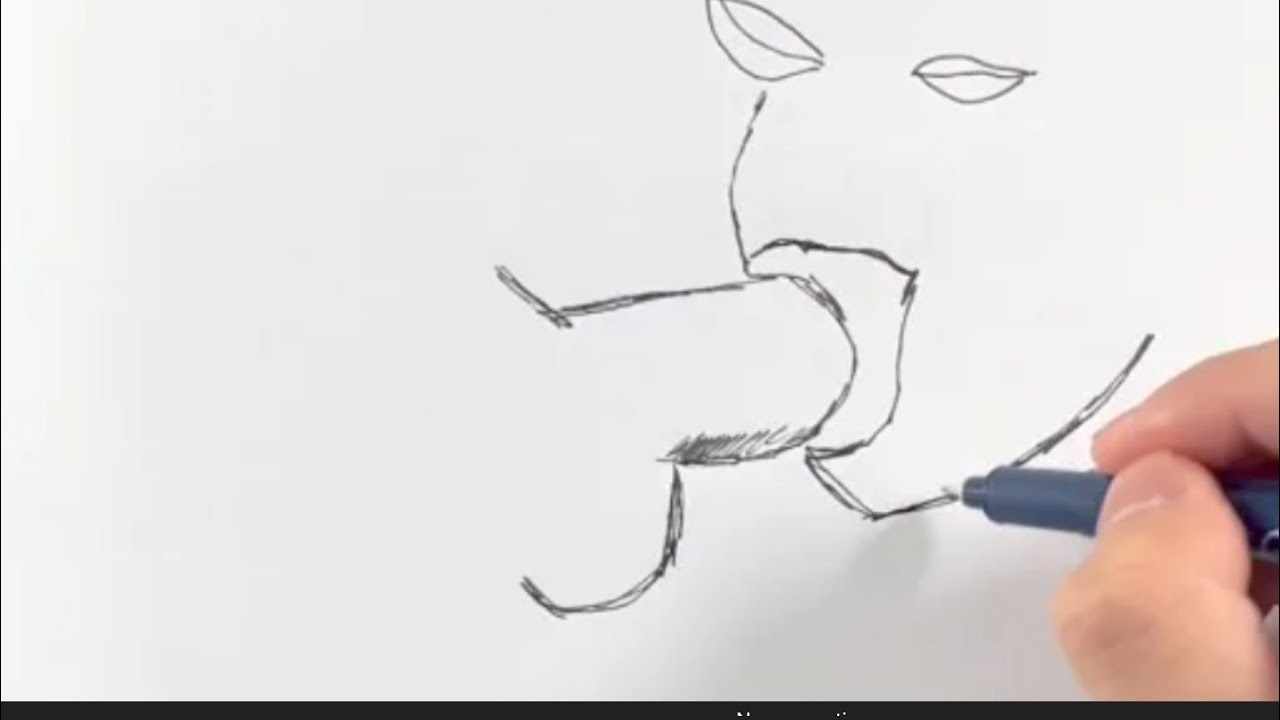 funny drawing #easy figure drawing step by step - YouTube