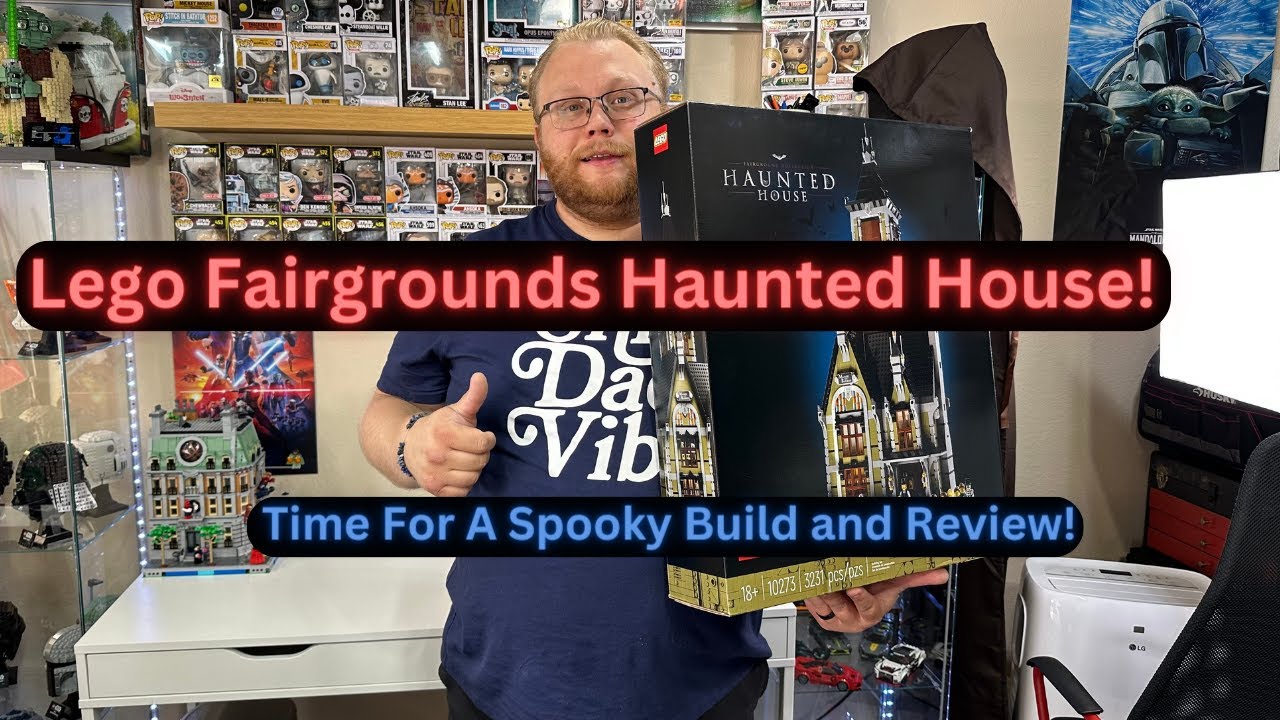 Lego Fairgrounds Collection Haunted House! (Time For A Spooky Build ...