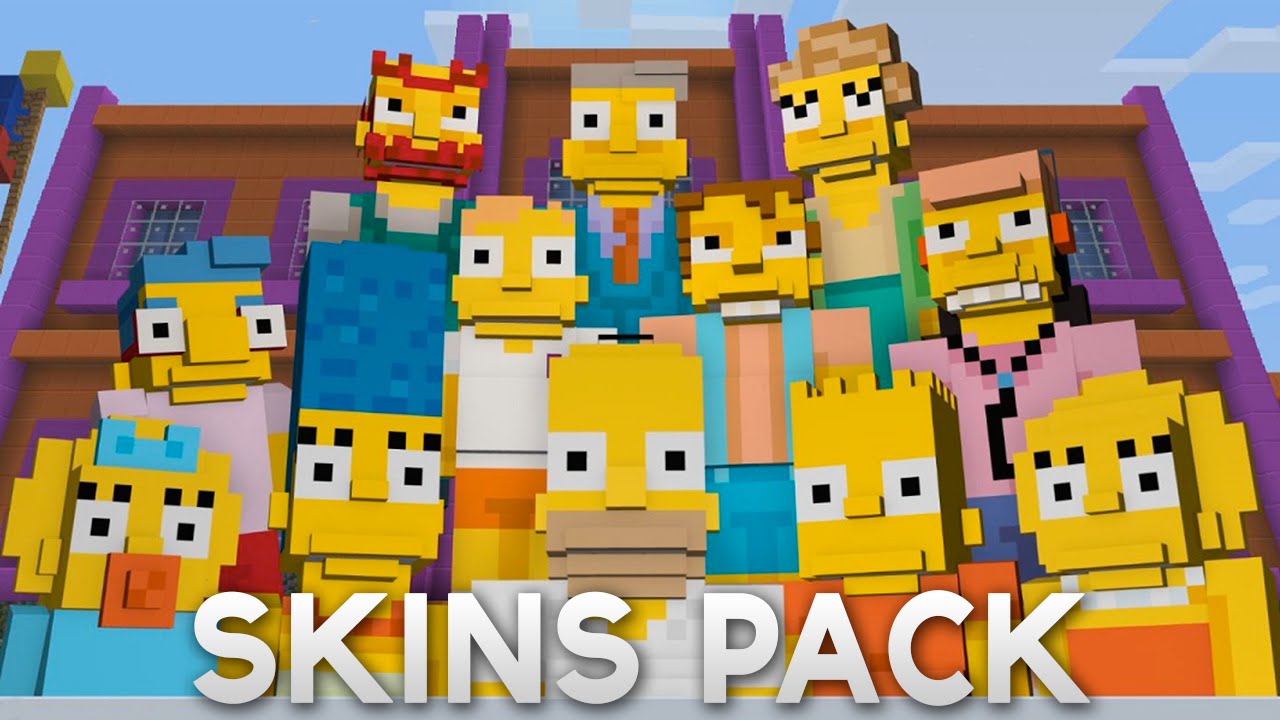 Minecraft Xbox360/One - SIMPSONS SKIN PACK - PRIX ET TRAILER ! |FR ...