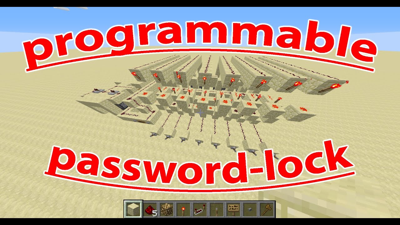 programmable combination lock - YouTube