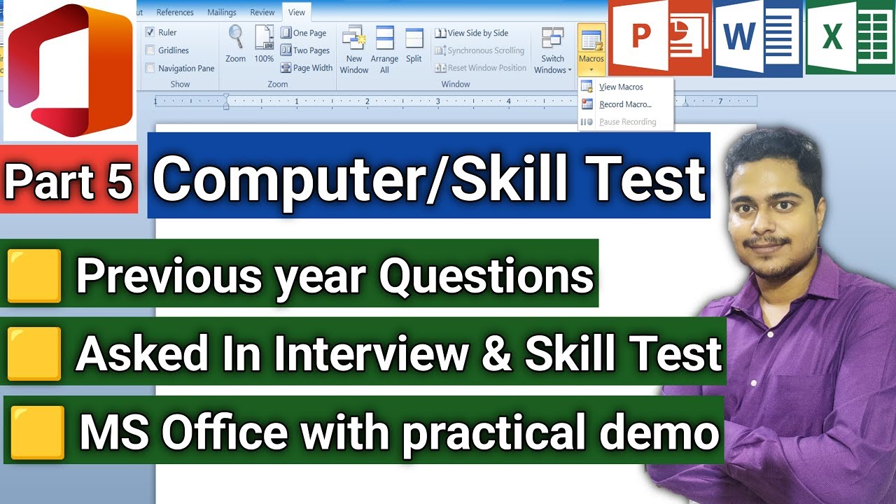 CPT| Computer Skill Test on paper PYQ | Grouping worksheets | Paste ...