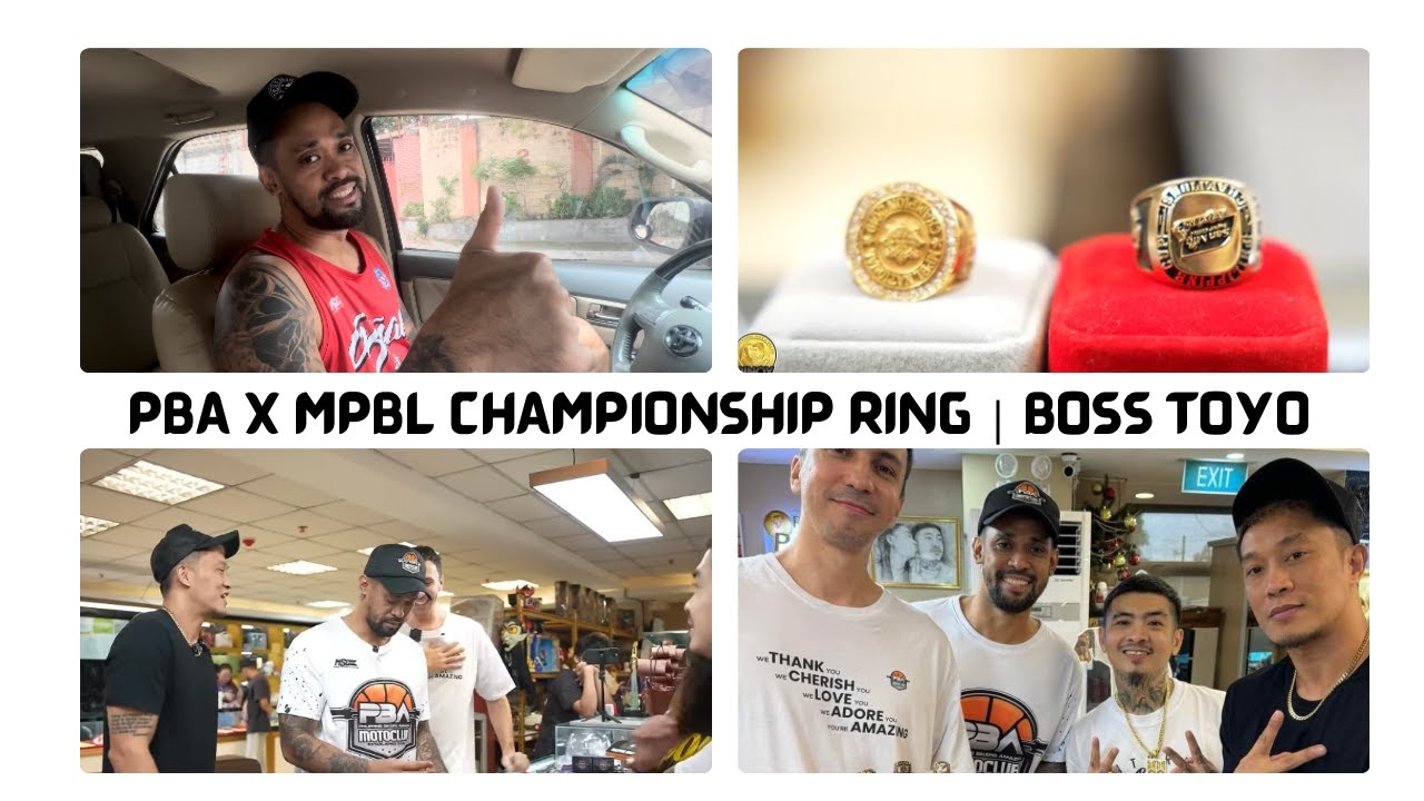 PBA AND MPBL CHAMPIONSHIP RING, BINENTA KAY BOSS TOYO?! - YouTube