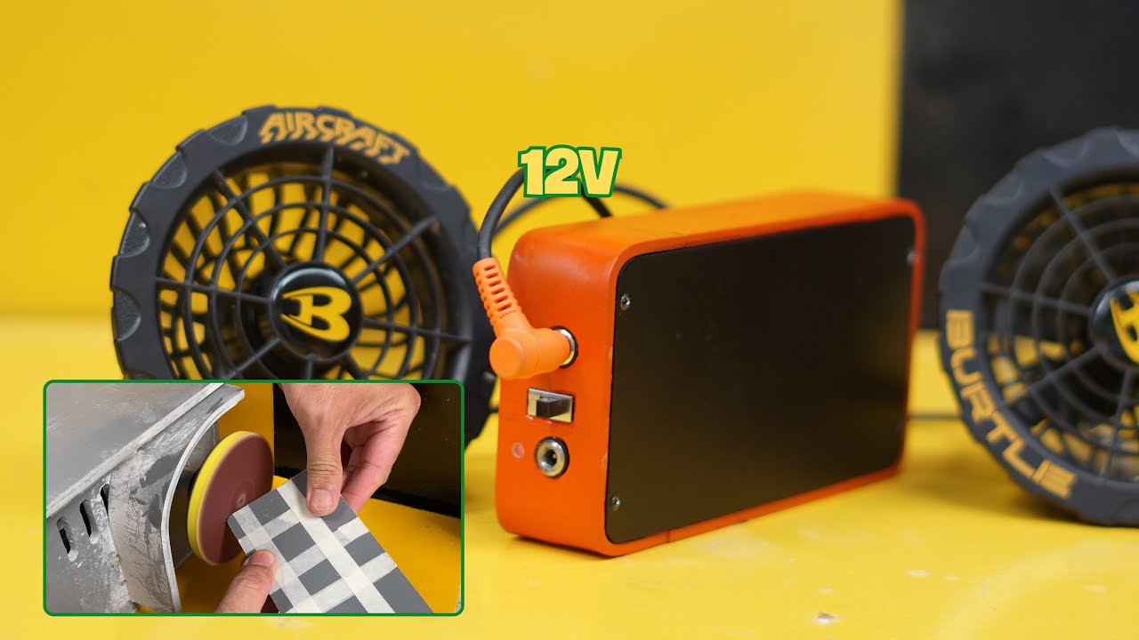 I made a battery for a cooling jacket fan that lasts 6 hours | DIY ...