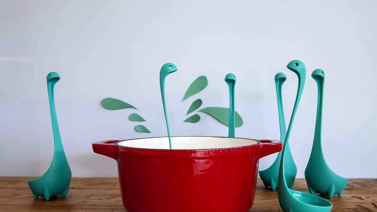 Nessie. Ladle by OTOTO. Turquoise Color. Dippers, Scoops Retail and ...