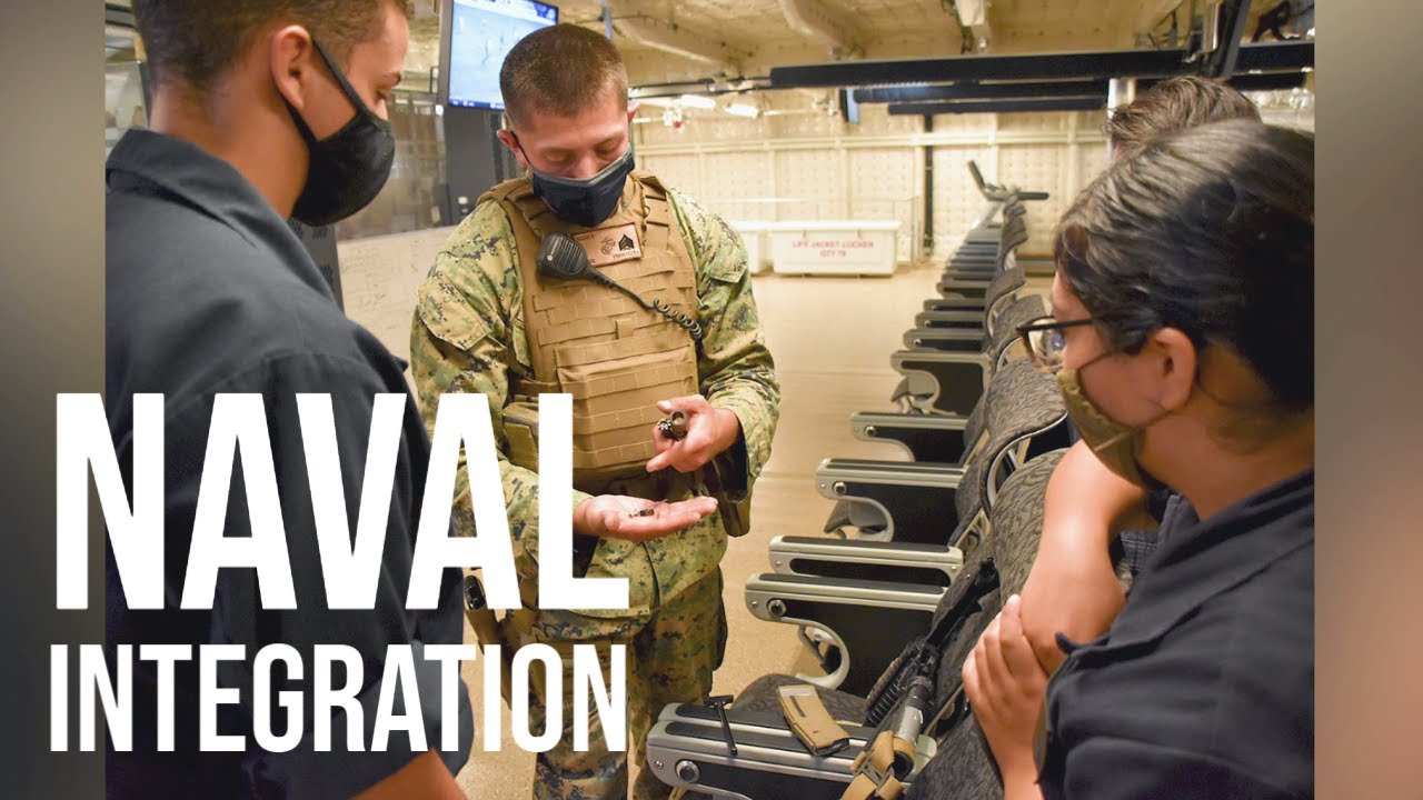 Marines return from deployment aboard USNS Burlington - YouTube