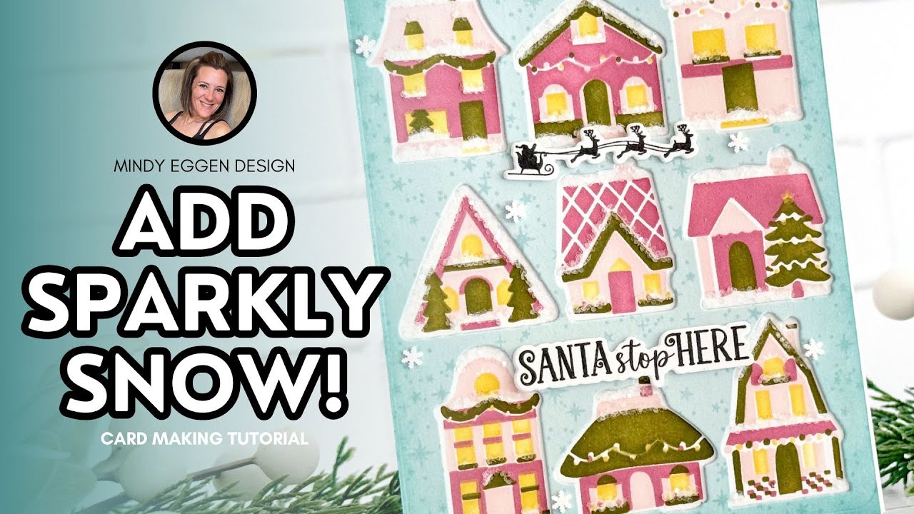 Sparkle Up Your Holiday Cards With This Easy Snow Effect - YouTube