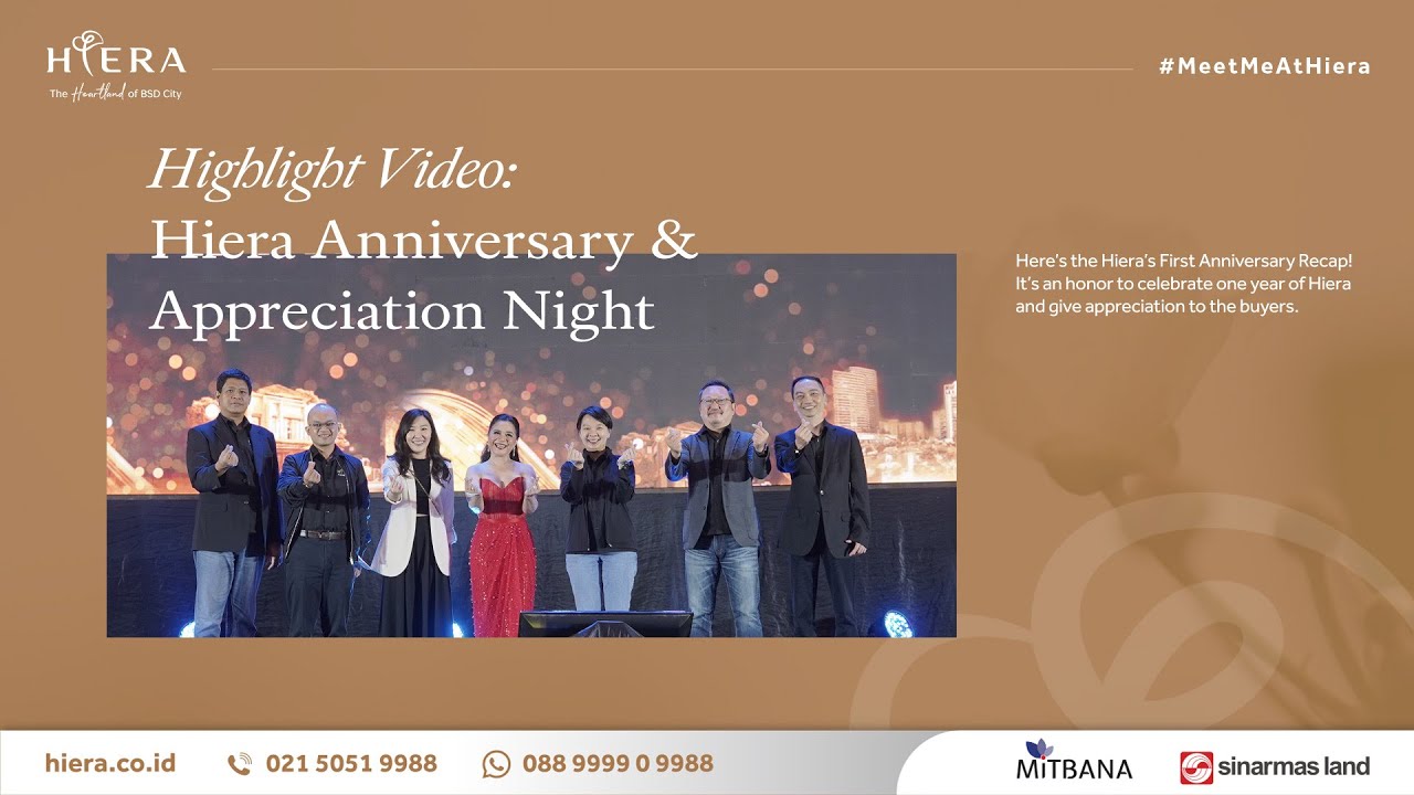 Hiera Anniversary & Appreciation Night Highlight - YouTube
