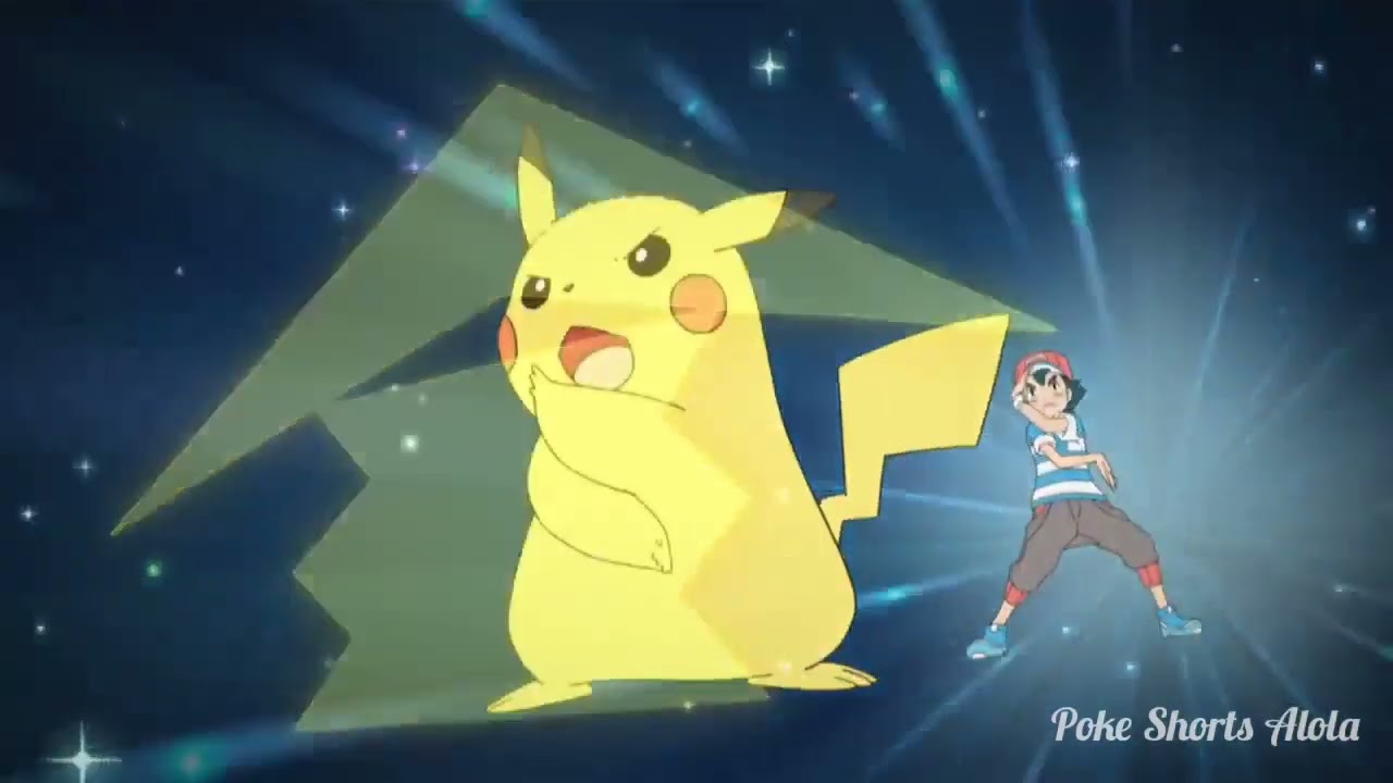 Ash And Pikachu Finished the Battle With Z-move (Gigavolt Havoc) - YouTube
