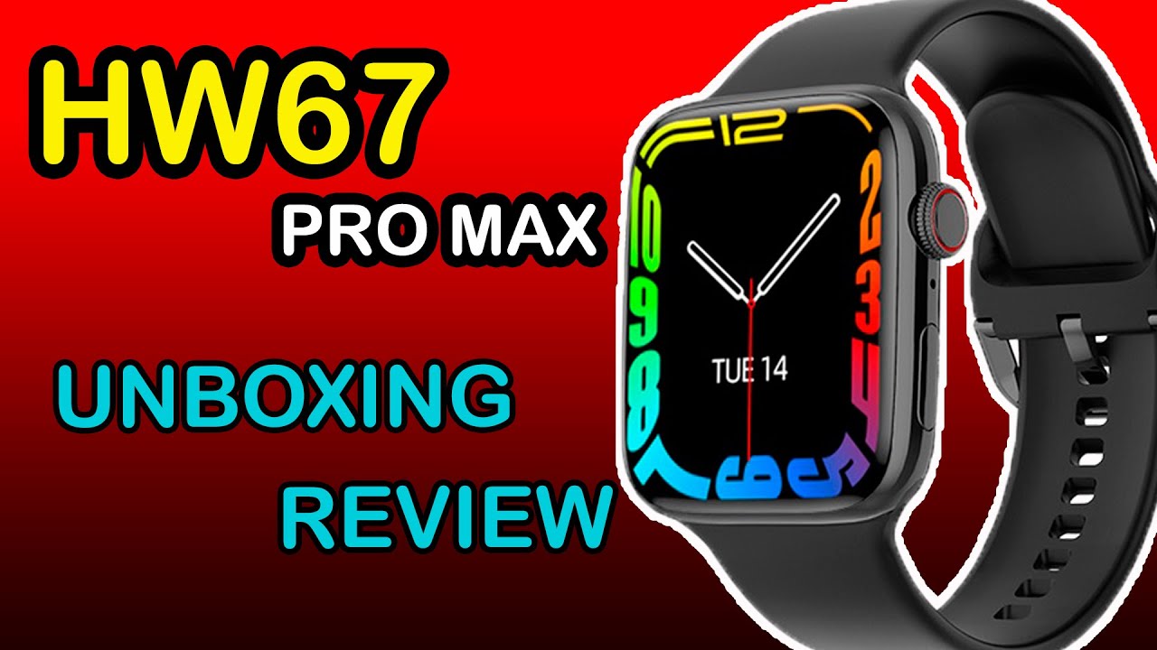 Smartwatch HW67 PRO MAX Vale a Pena Mesmo? Unboxing Review #09 - YouTube
