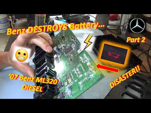 (Pt 2) Benz DESTROYS Battery...Liftgate Can't LATCH?? ('07 Mercedes ML320 CDI)