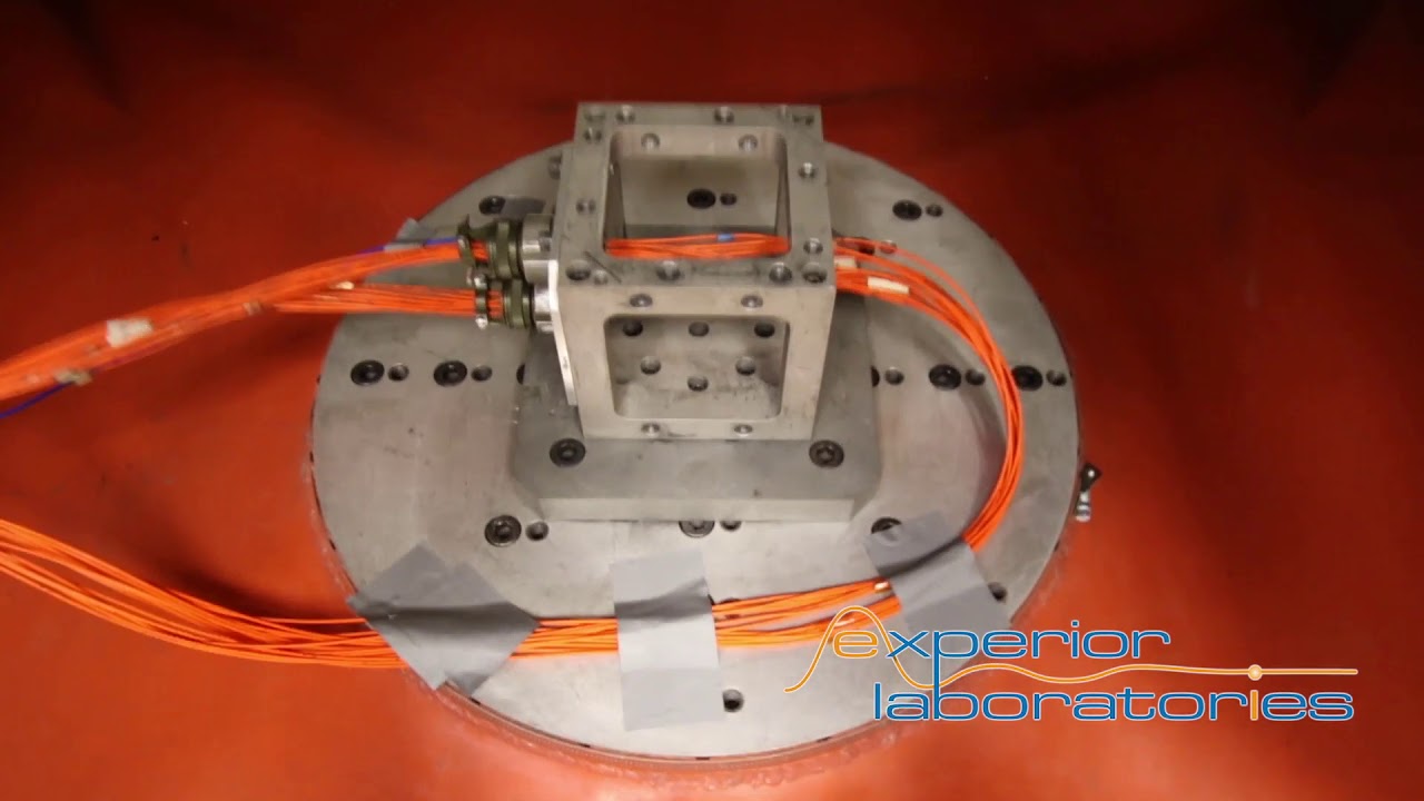 Vibration Testing @ Temperature, Mil/Aero Fiber Optic Connector - YouTube