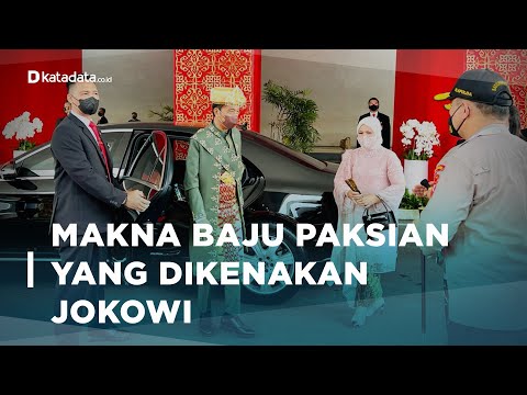 Sampaikan Pidato Kenegaraan, Jokowi Kenakan Baju Paksian dari Bangka Belitung | Katadata Indonesia