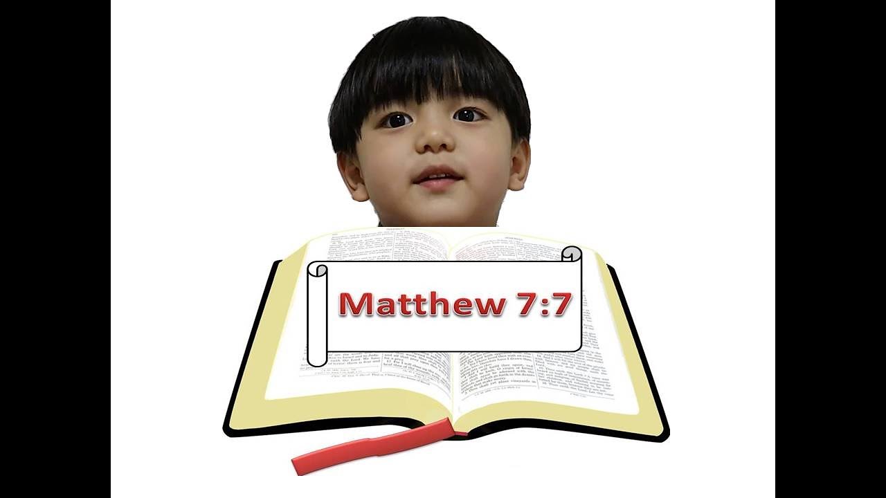 My Memory VerseㅣMemory Verse for KidsㅣMatthew 7:7 #memoryverse - YouTube
