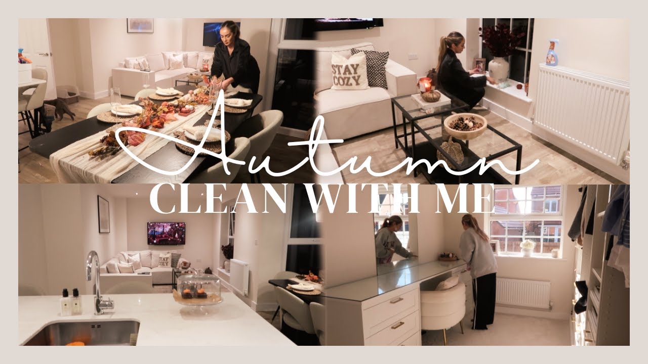COSY FALL CLEAN WITH ME 2024! 🍂 | Extreme cleaning motivation + all day ...