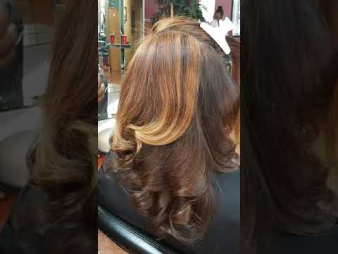 Silk Press With kizure flat Irons - YouTube