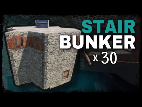 STAIR DOUBLE BUNKER BASE DESIGN 2020 | Rust Building 4.0 [Nerfed] - YouTube
