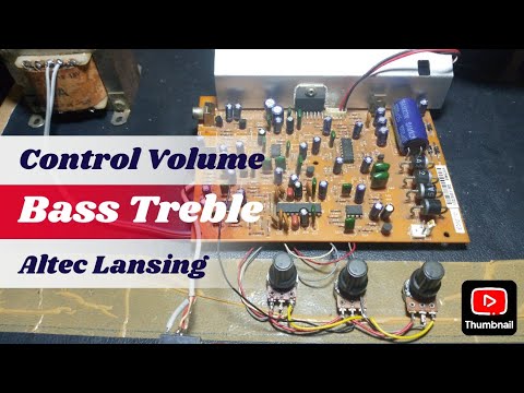 Membuat Tone Control Altec Lansing ATP3 - YouTube