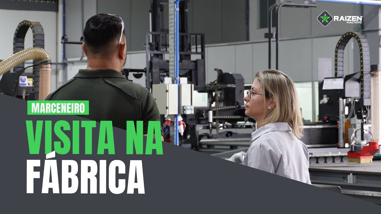 CLIENTE CONHECENDO NOSSA ROUTER CNC PARA MARCENARIA - RAIZEN MACHINE ...