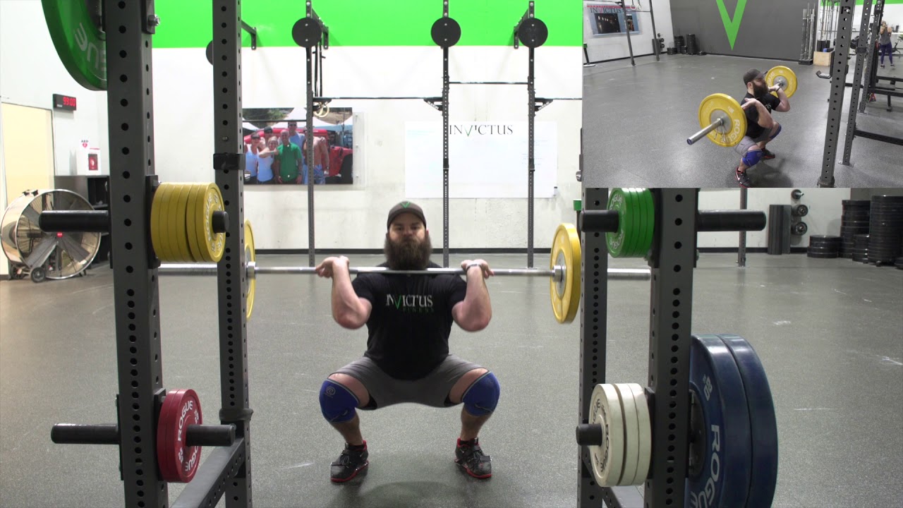 Front Squat w/ 3-second Pause at Bottom | CrossFit Invictus - YouTube