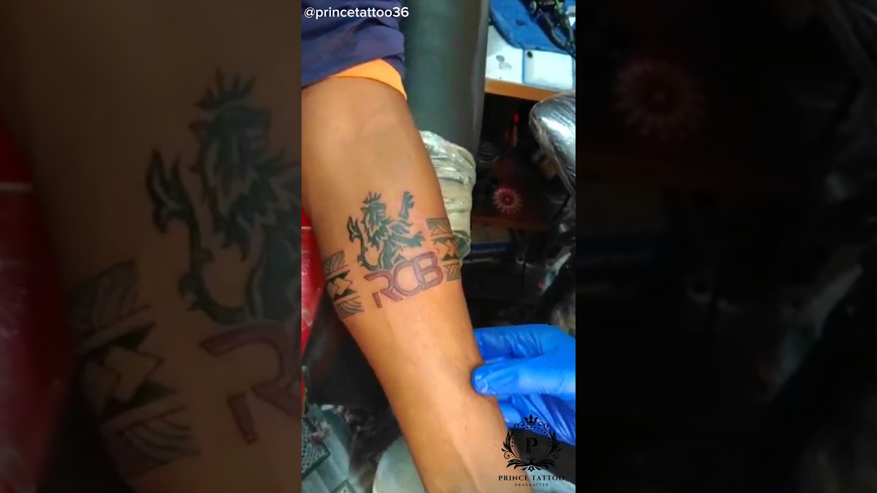 #rcb #band #tattoo #rcbfans #rcbforver #bengalore #jai #kannada @Prince ...