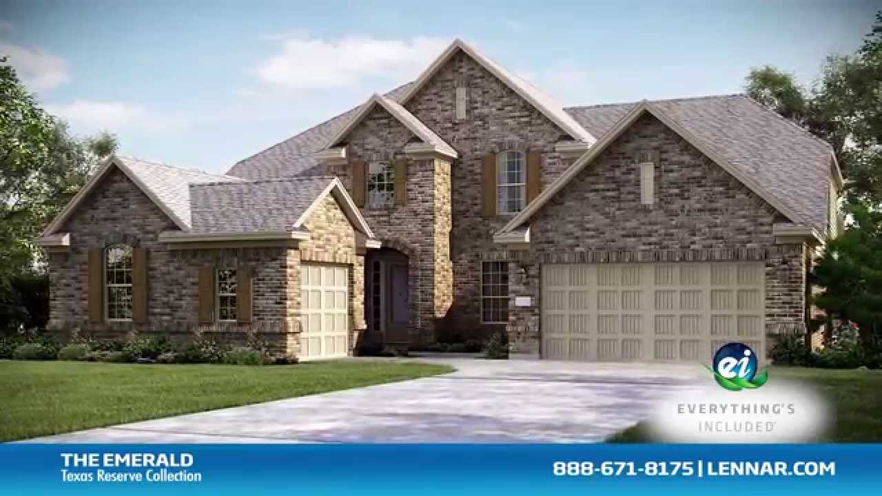 Emerald Home Tour - Lennar Houston - YouTube