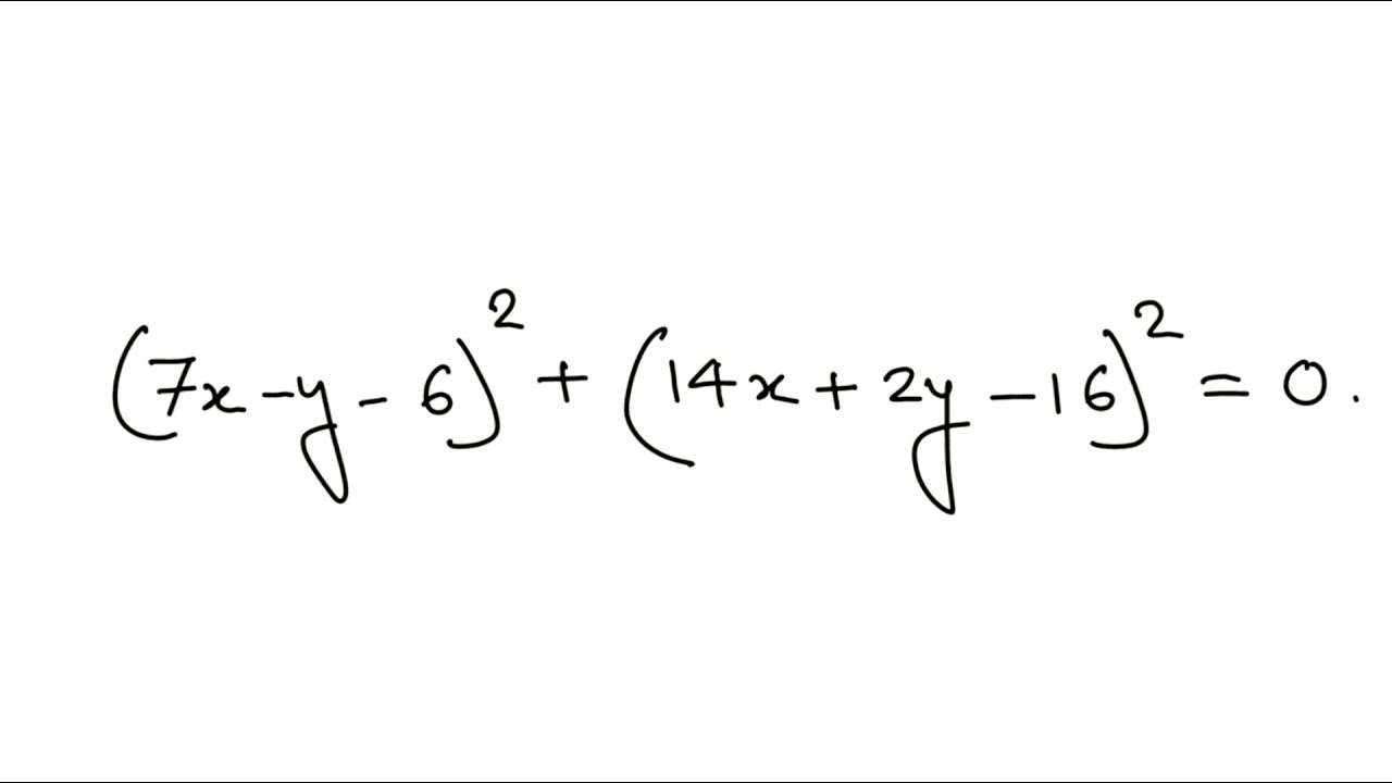 Linear equations in Quadratic|Linear equations in two variables ...