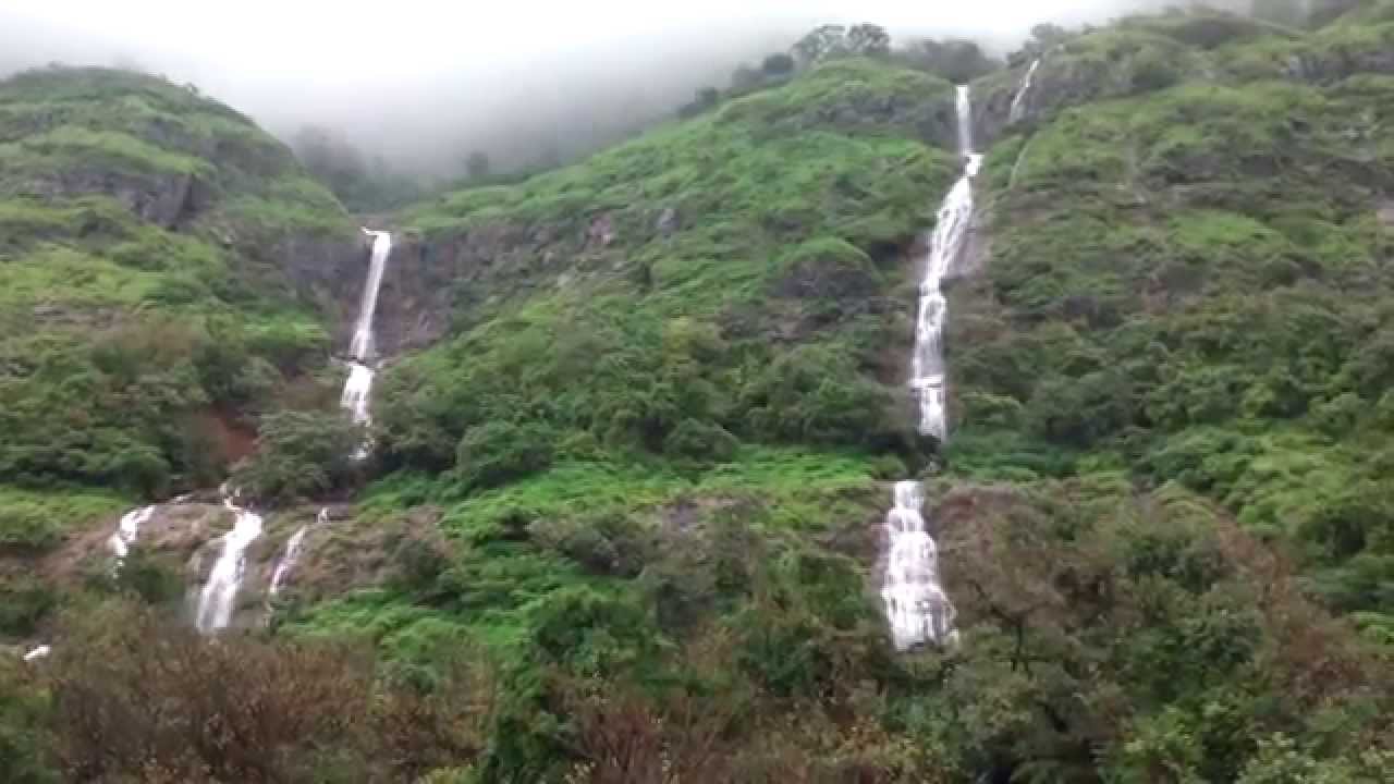 Waterfall at Tamhini ghat Pune - YouTube