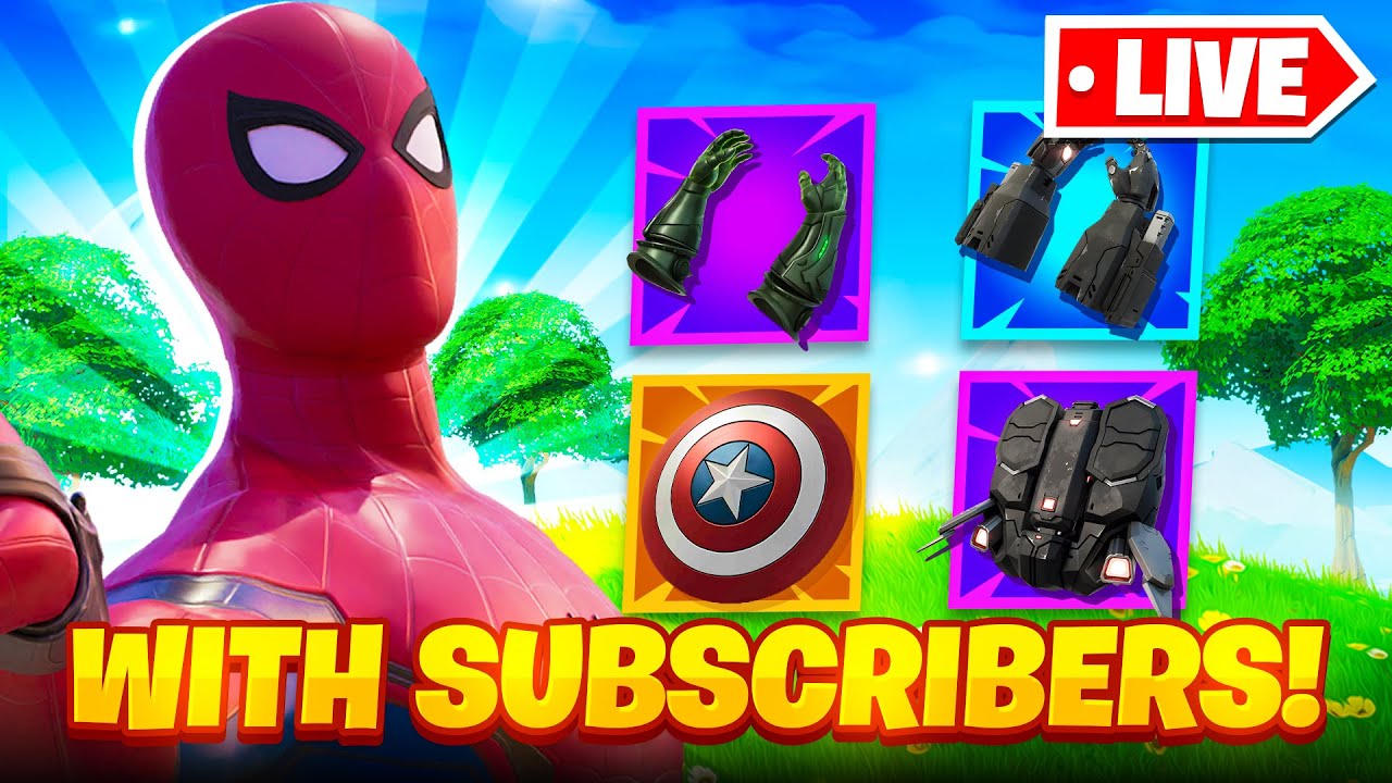 🔴 Family Friendly Fortnite With Chat *MARVEL UPDATE* | GIFTS 🎁 - YouTube