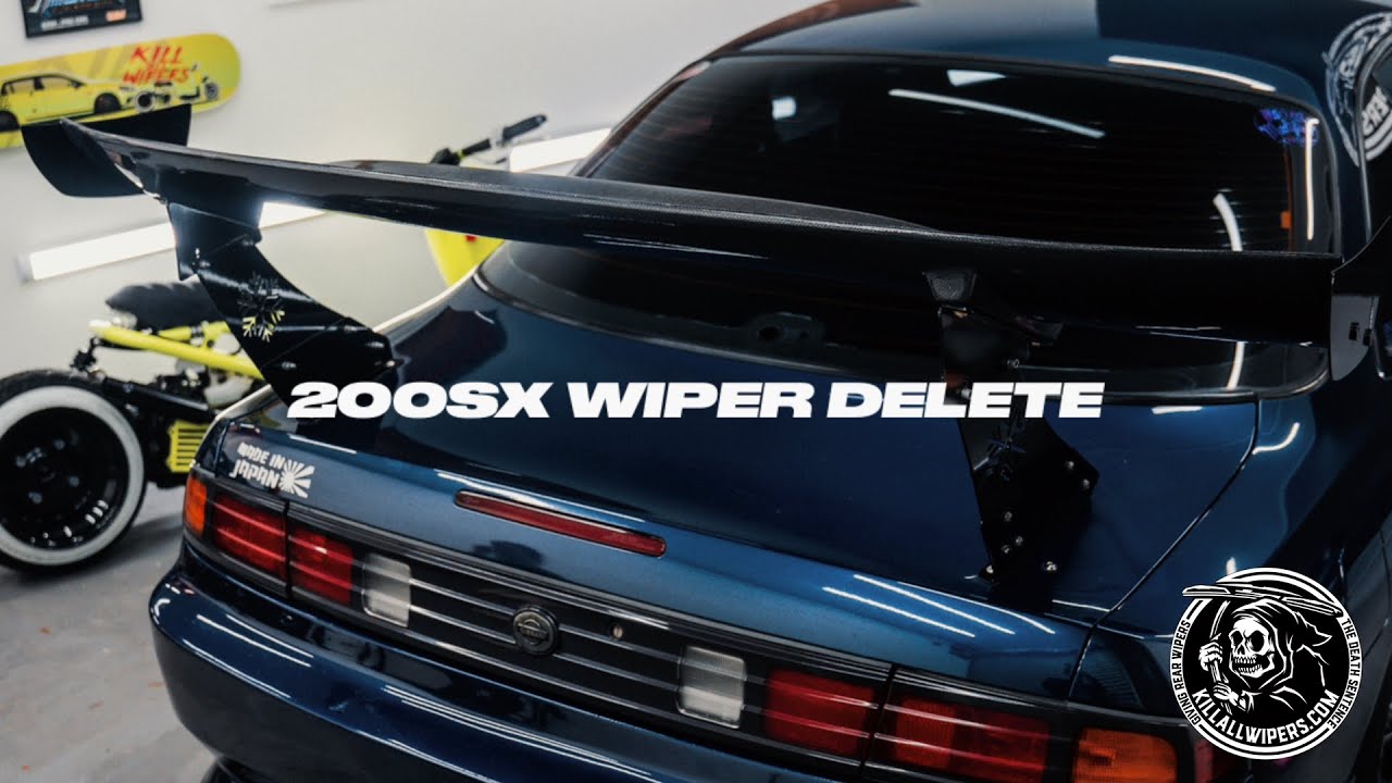 NISSAN 200SX SILVIA S14 S15 Wiper Delete - YouTube
