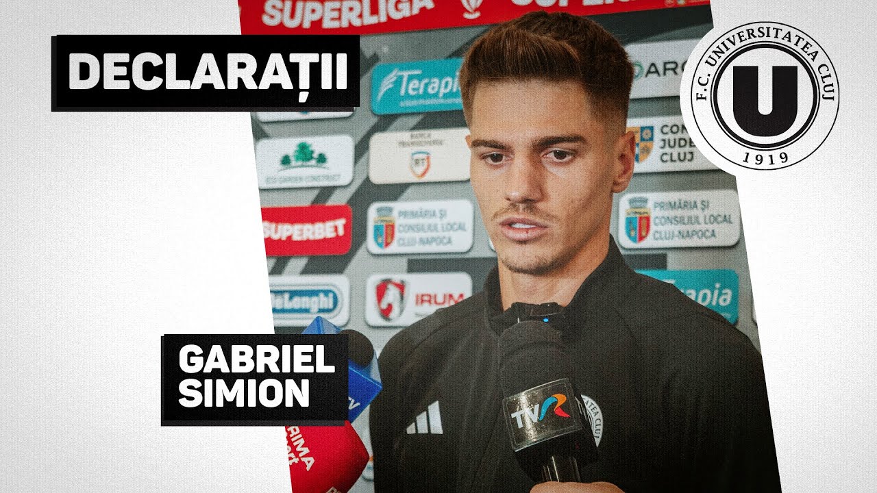 DECLARAȚII | Gabriel Simion prefațează meciul cu Rapid - YouTube