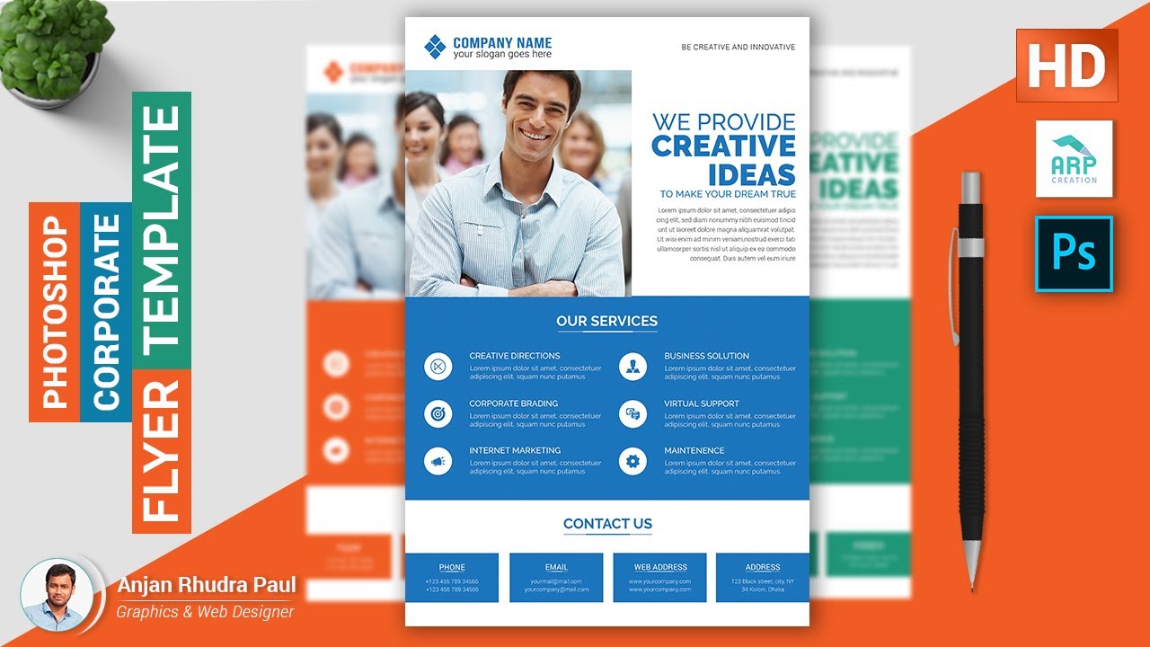 Photoshop Flyer Design Tutorials Pdf - Hi everyone, in this tutorial, i ...