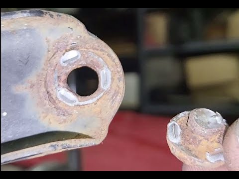 Tech Tip #1 Welded Blind Nut Removal. - YouTube