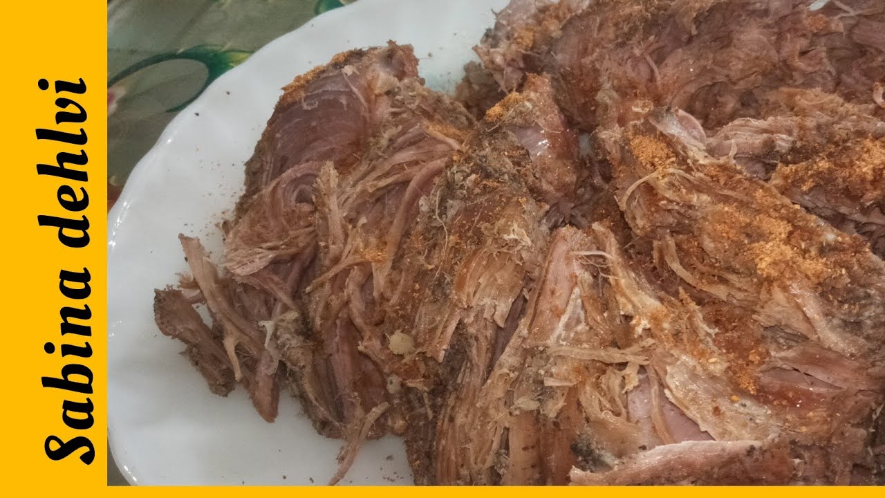 perfect recipe of hunter beef/hunter beef without oven - YouTube