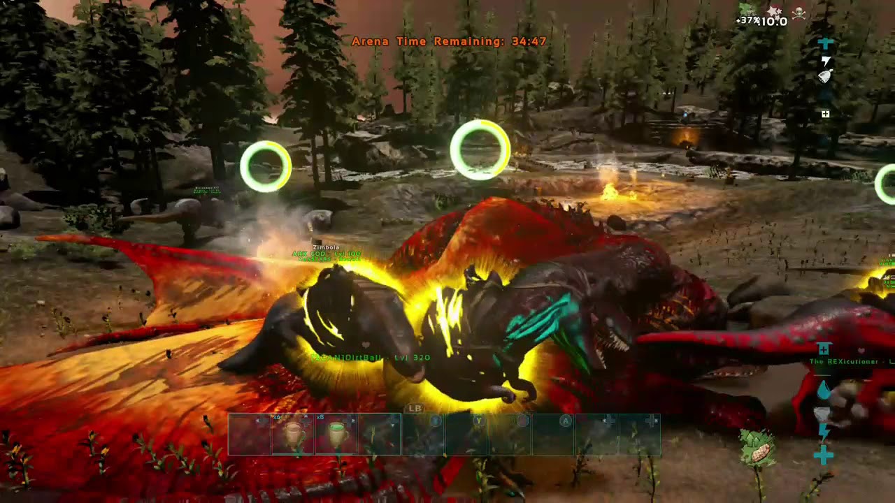 Ragnarok Hardmode Dragon and Manticore ARK Survival Evolved - YouTube