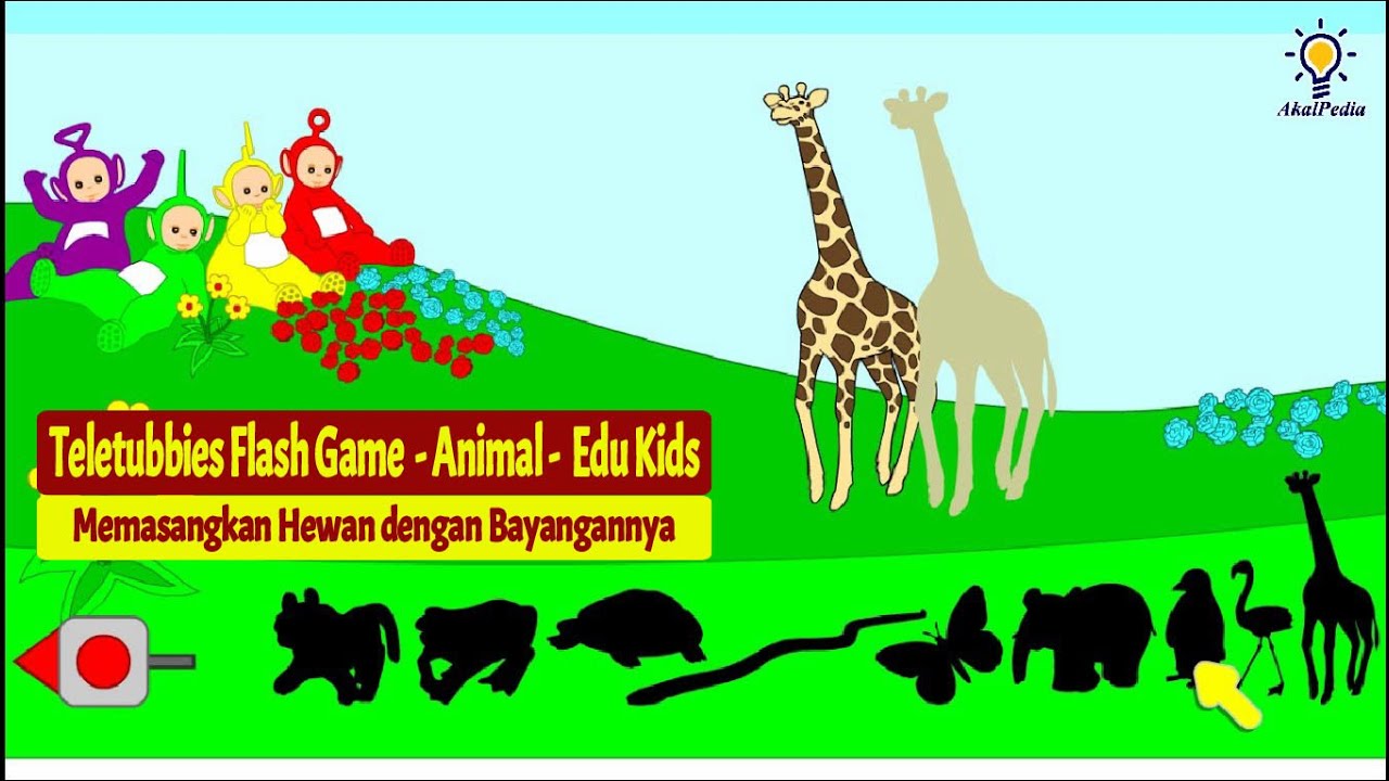 GAMEPLAY - Teletubbies Flash Game Animals – Memasangkan dengan ...