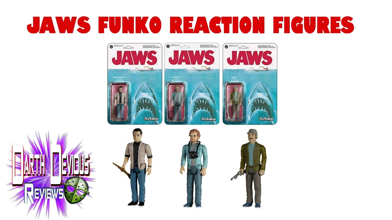 Jaws Funko Reaction Figures review - YouTube