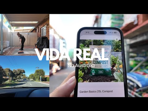 O jardim está melhorando + faxina de fim de semana | Vida real na Austrália 🇦🇺 
