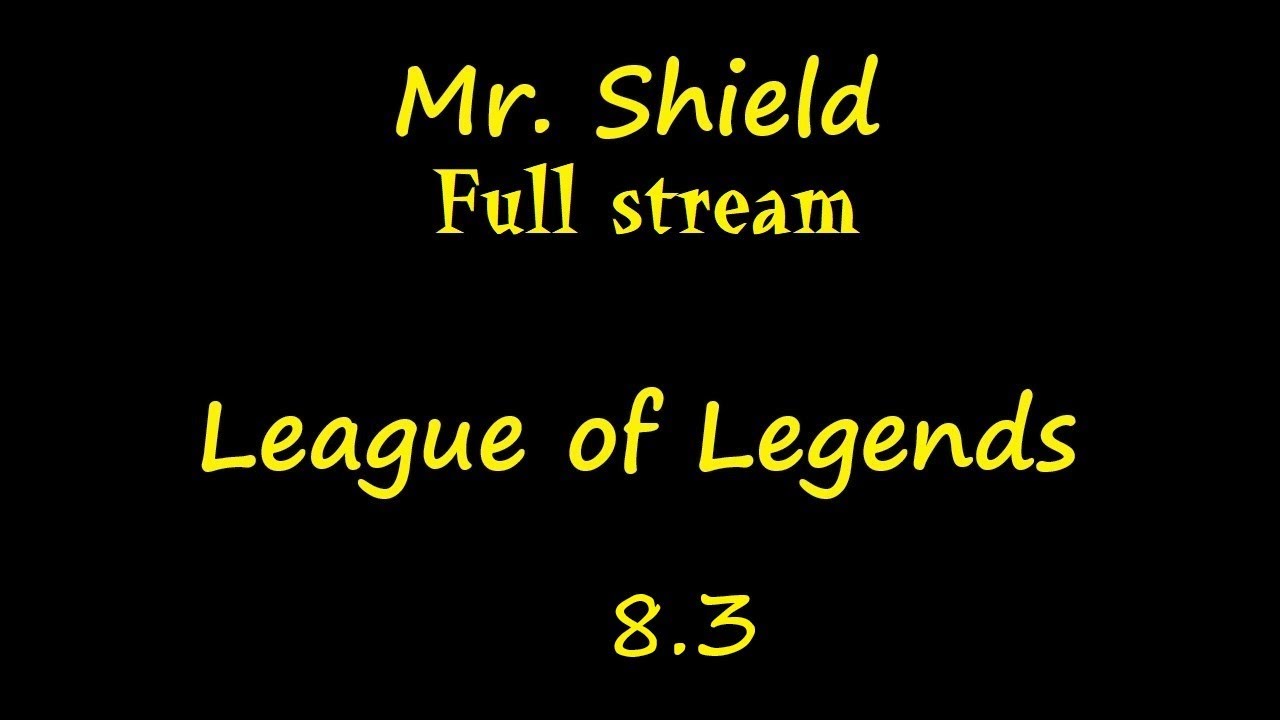 Mr. Shield Full Stream 2/10/2018 - YouTube