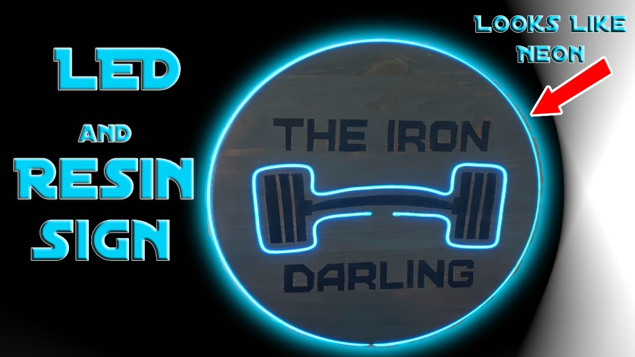 Making a Custom LED Neon-style Sign - YouTube