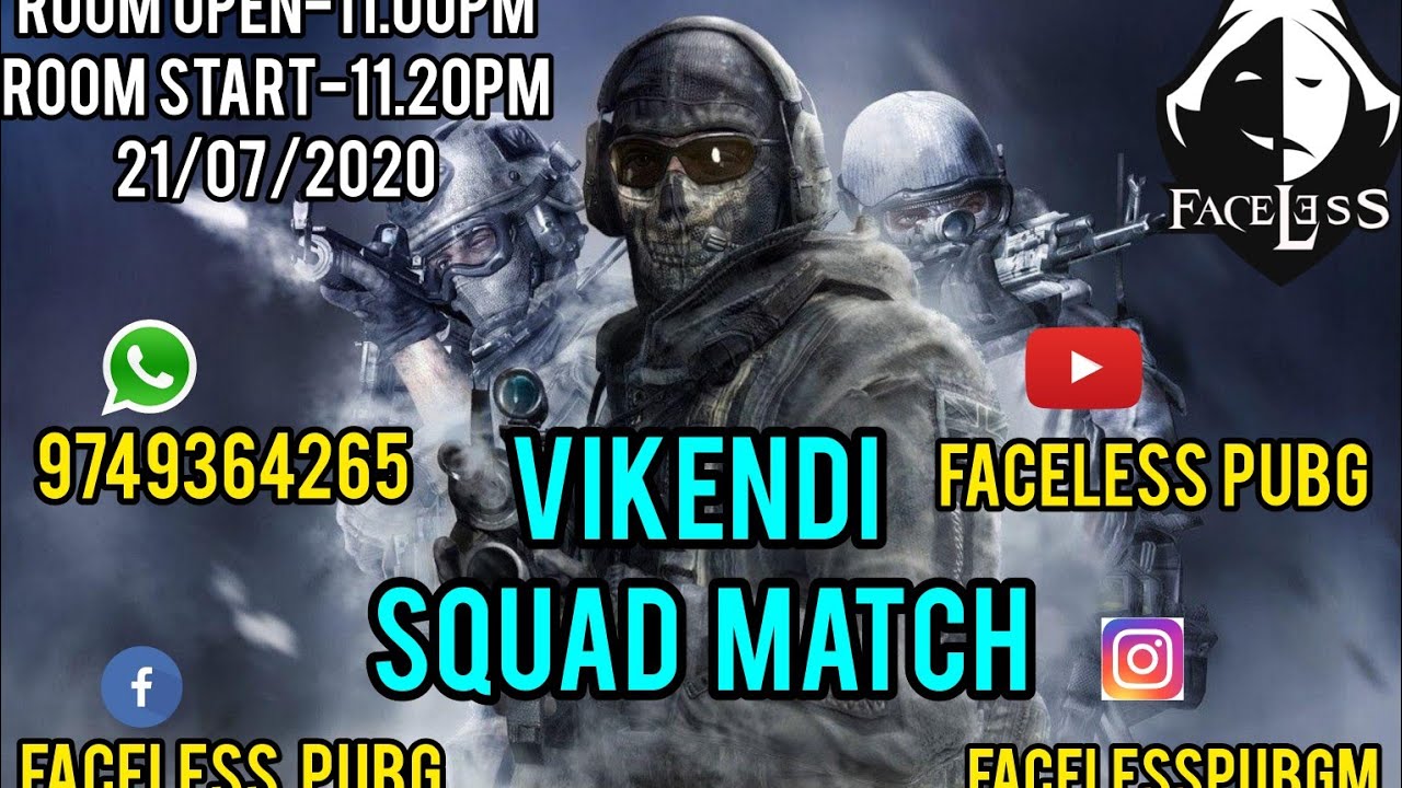 FACELESS PUBG CUSTOM LIVE/TEAM PIRATES GOT 12 KILL 🐔 DINNER - YouTube