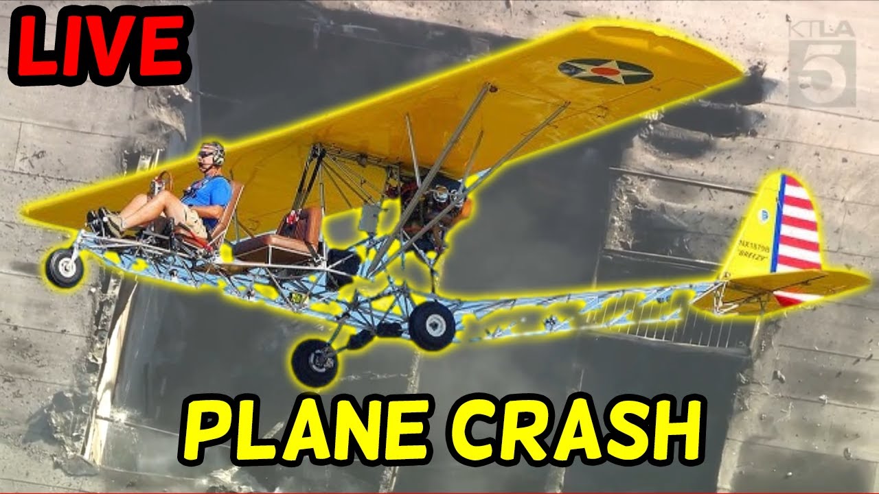 Homemade Plane Crashes into Building.. California. - YouTube