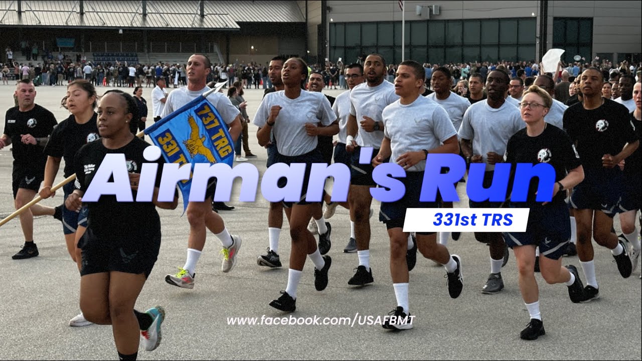 331st Training Squadron Airman's Run -- February 22, 2023 - YouTube