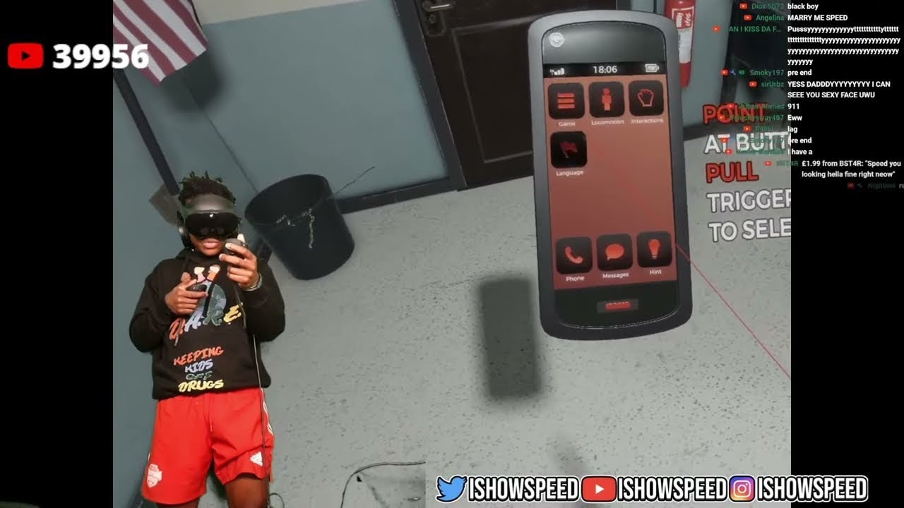 IShowSpeed Plays The Exorcist On VR FULL VIDEO - YouTube