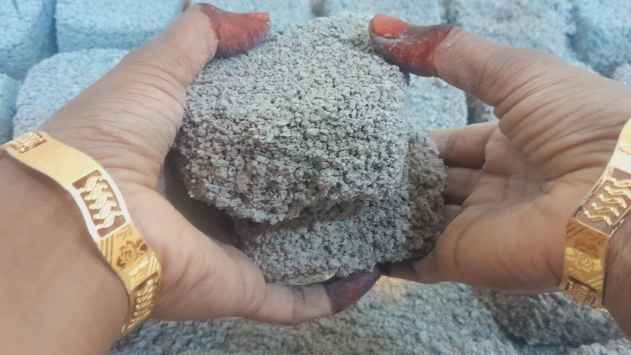 gritty crunchy crispy sound texture | stoney asmr video |satisfying ...