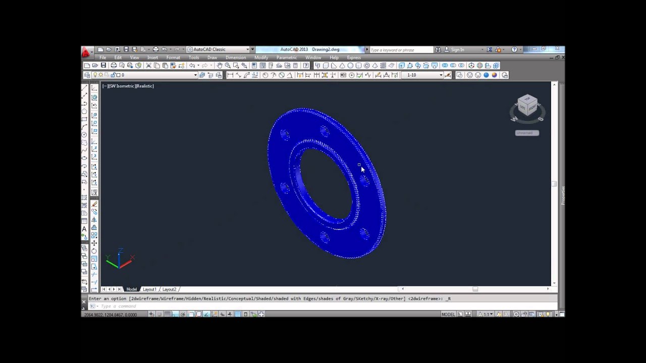 AULA 10- AUTOCAD FLANGE E TUBULAÇÃO - YouTube